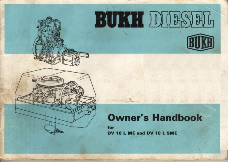 Bukh Dv 10 L Owners Handbook