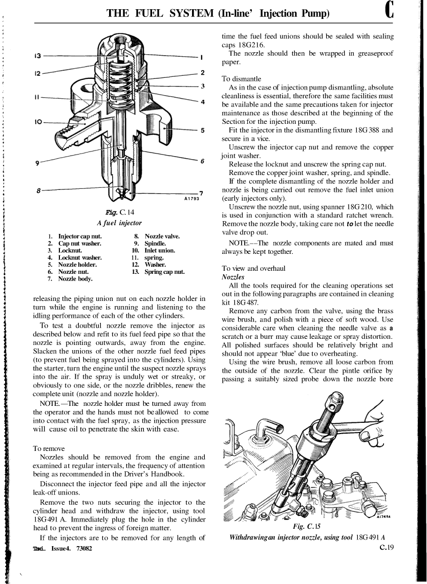 Cav Pintaux Injection Nozzle Rebuild